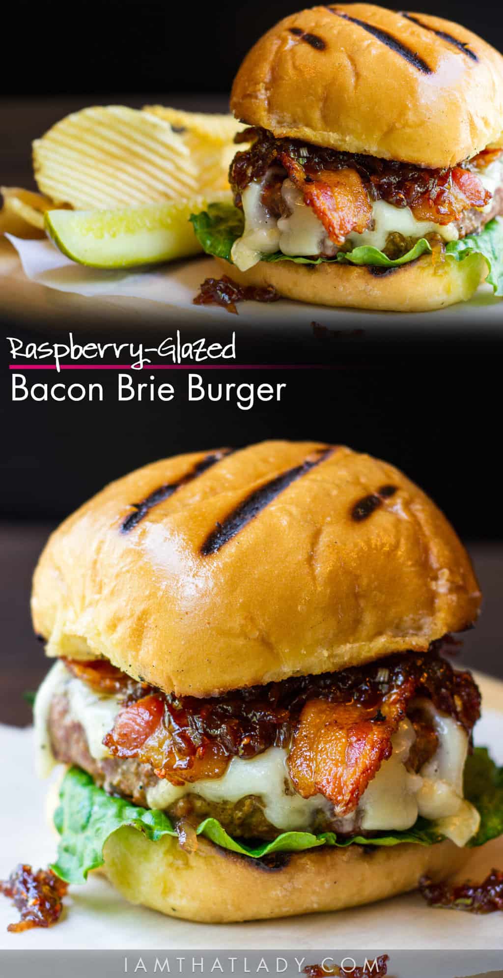 Best Bacon Cheeseburger With Raspberry-Glaze