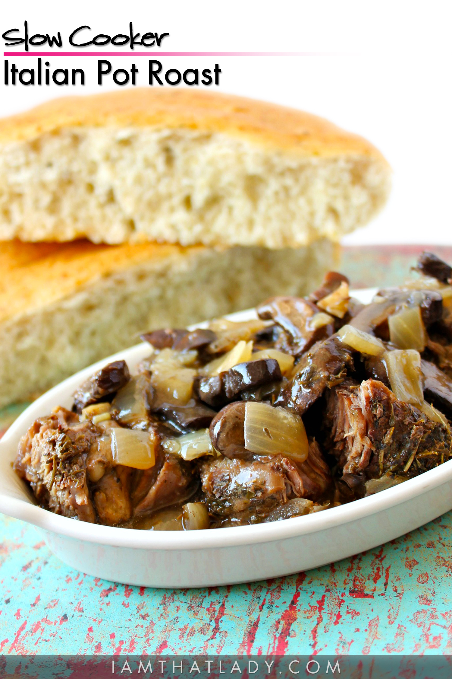 Simple Italian Pot Roast (Slow Cooker Recipe)