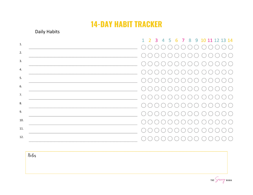 Habit Tracker Printable Guide: 10 FREE Printables!