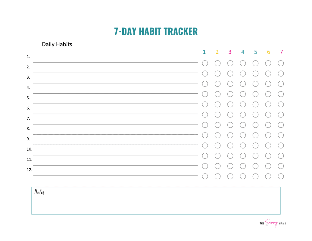Habit Tracker Printable Guide: 10 FREE Printables!