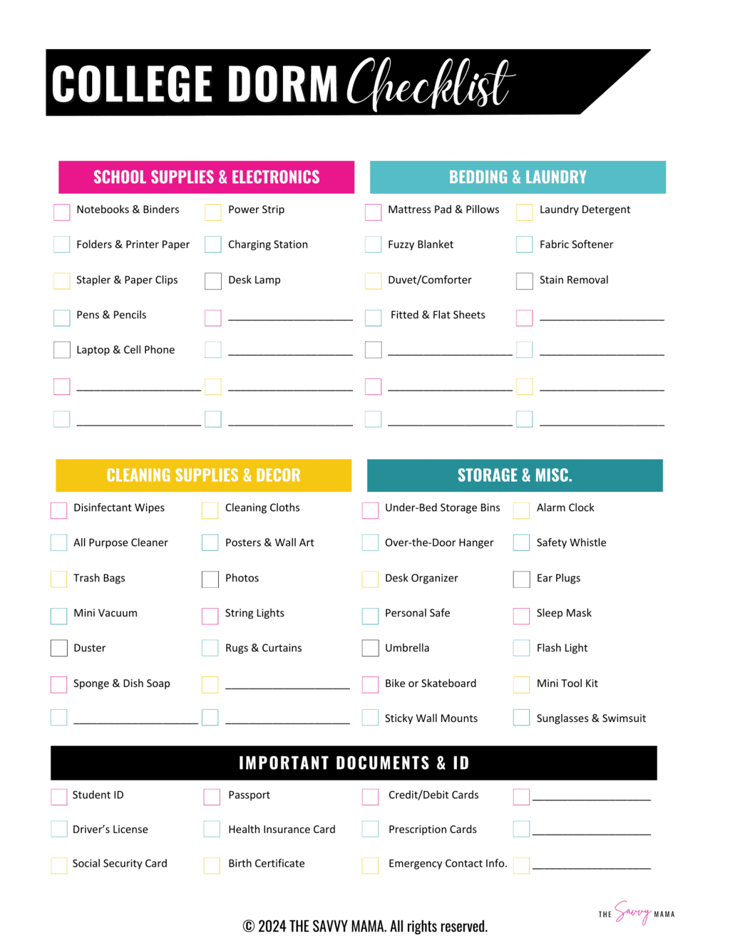 Ultimate Free Packing List Template (2+ Freebies!)