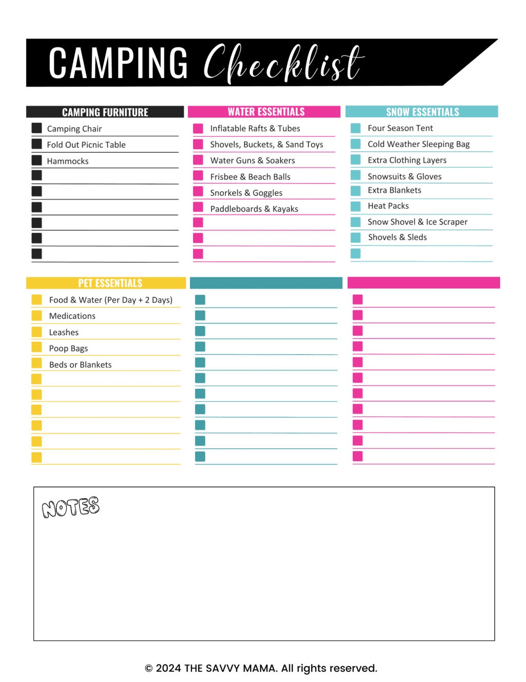 Ultimate Free Packing List Template (2+ Freebies!)