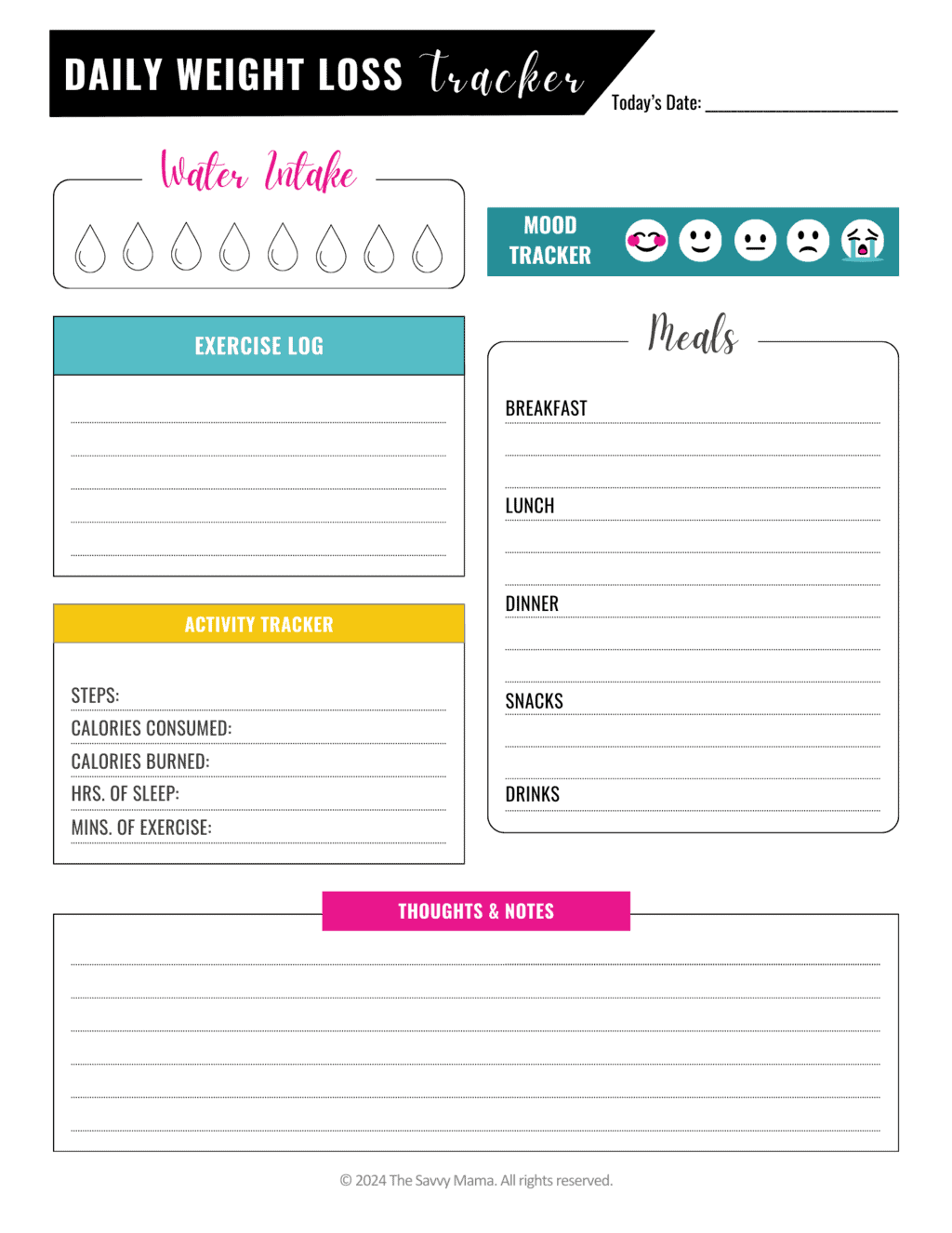 Best Weight Loss Tracker Printable Collection (2025)