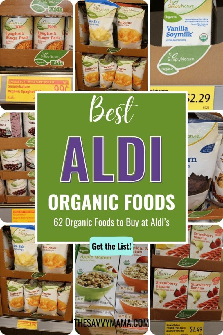 Best Aldi Organic Foods To Buy: 62 Organic Foods by Aldi