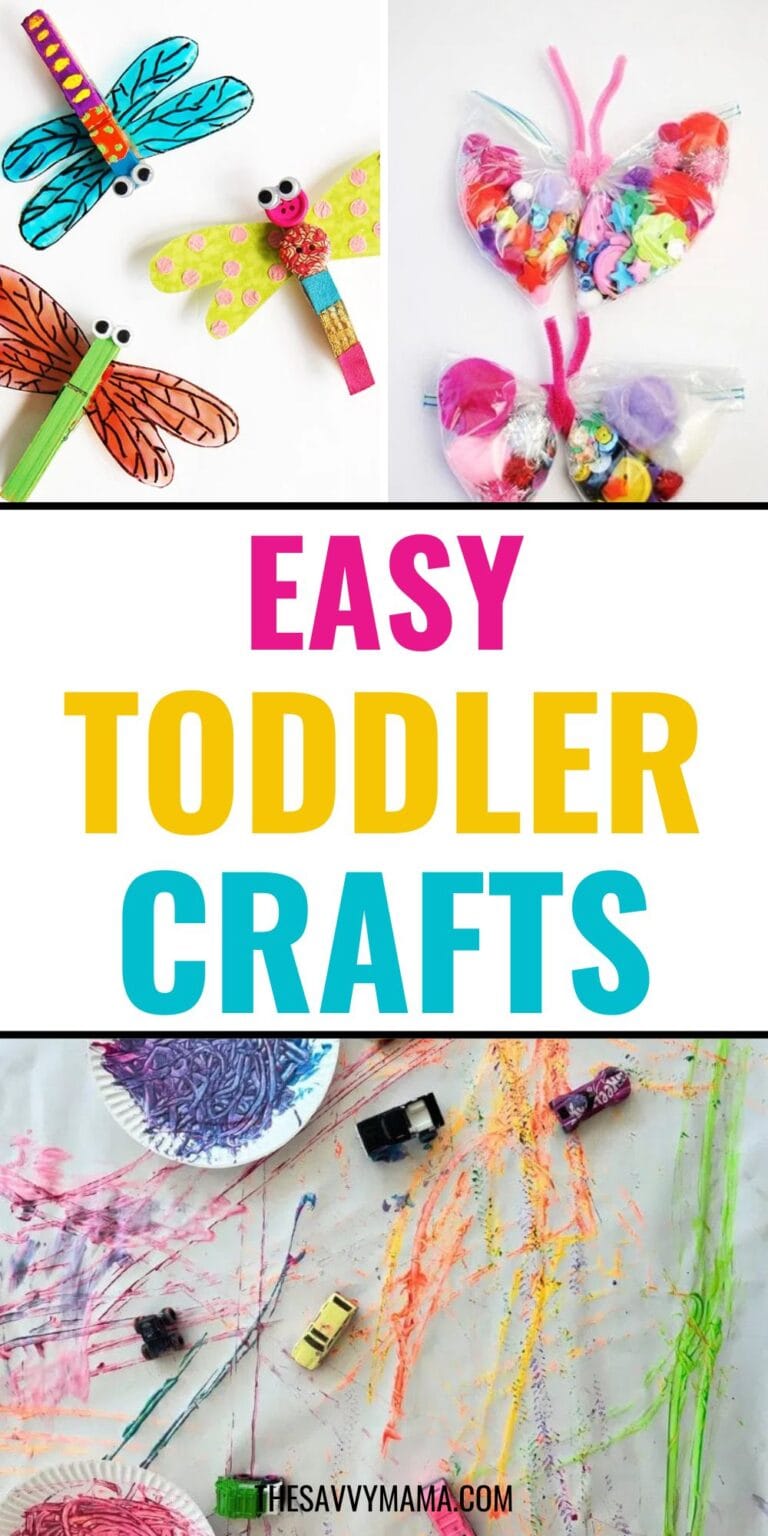 29 Easy Toddler Crafts- FREE Crafts For Little Ones