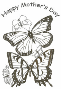 20 Free Mother's Day Coloring Sheets