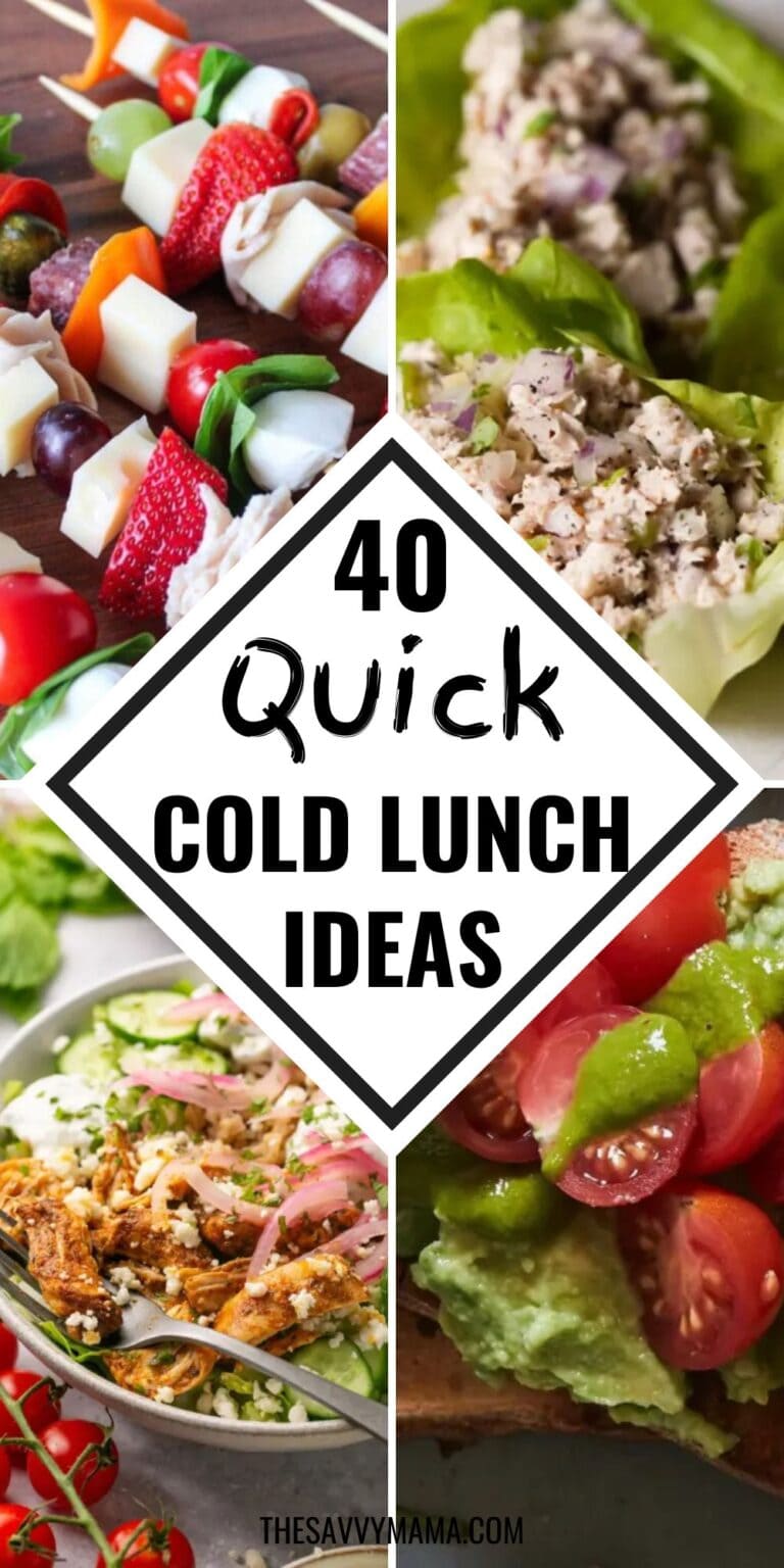 40 Best Cold Lunch Ideas: No Reheating Needed