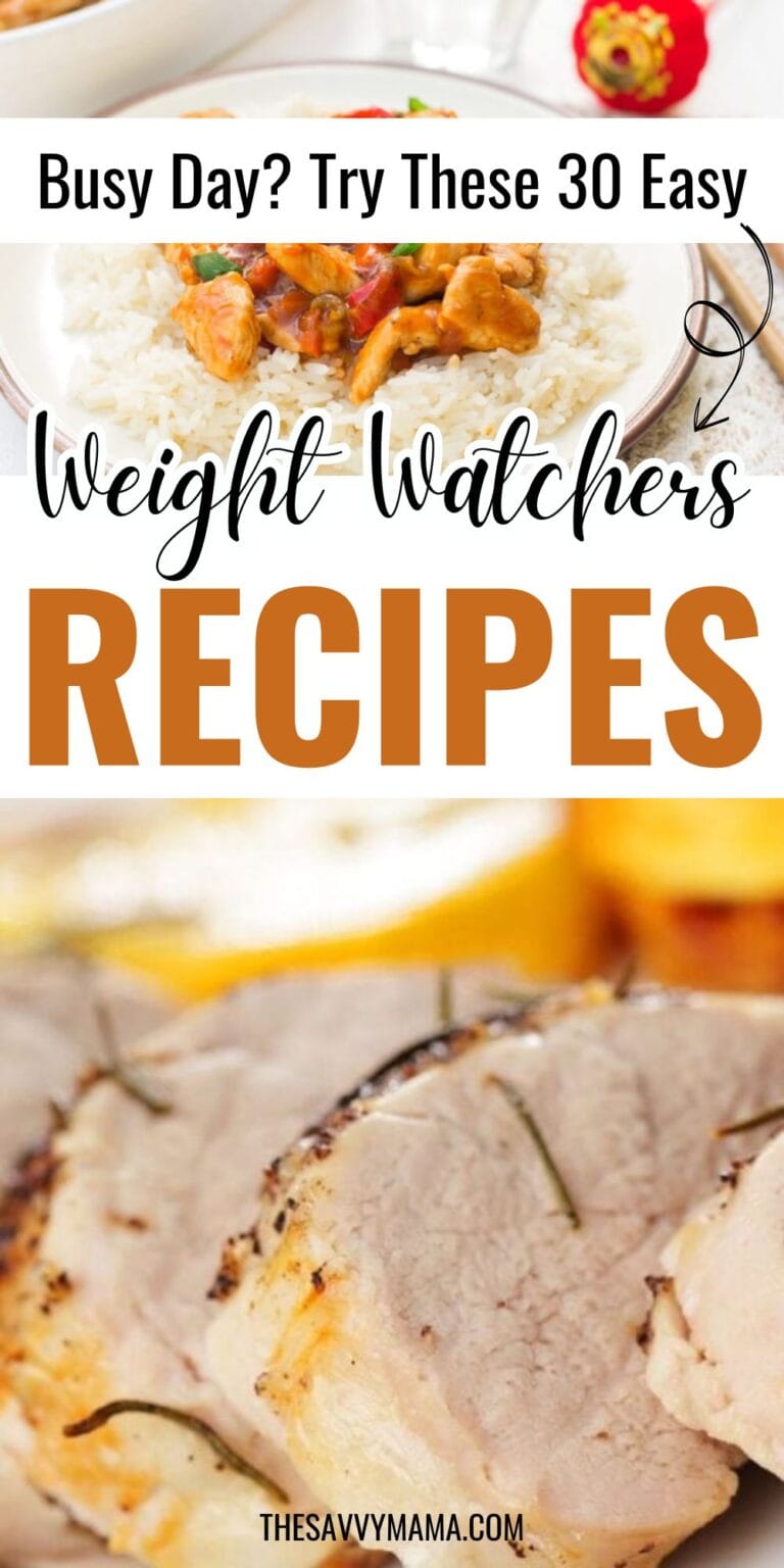 30 Easy Weight Watchers Recipes for Busy Days