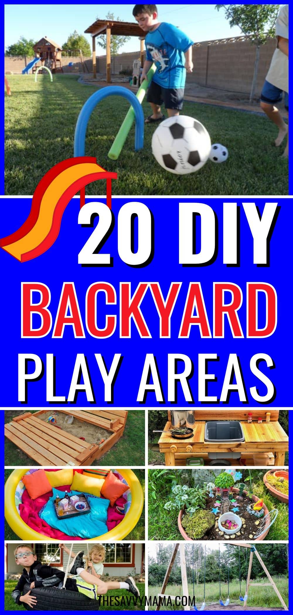20 DIY Backyard Play Areas to Make Kids Forget Screentime