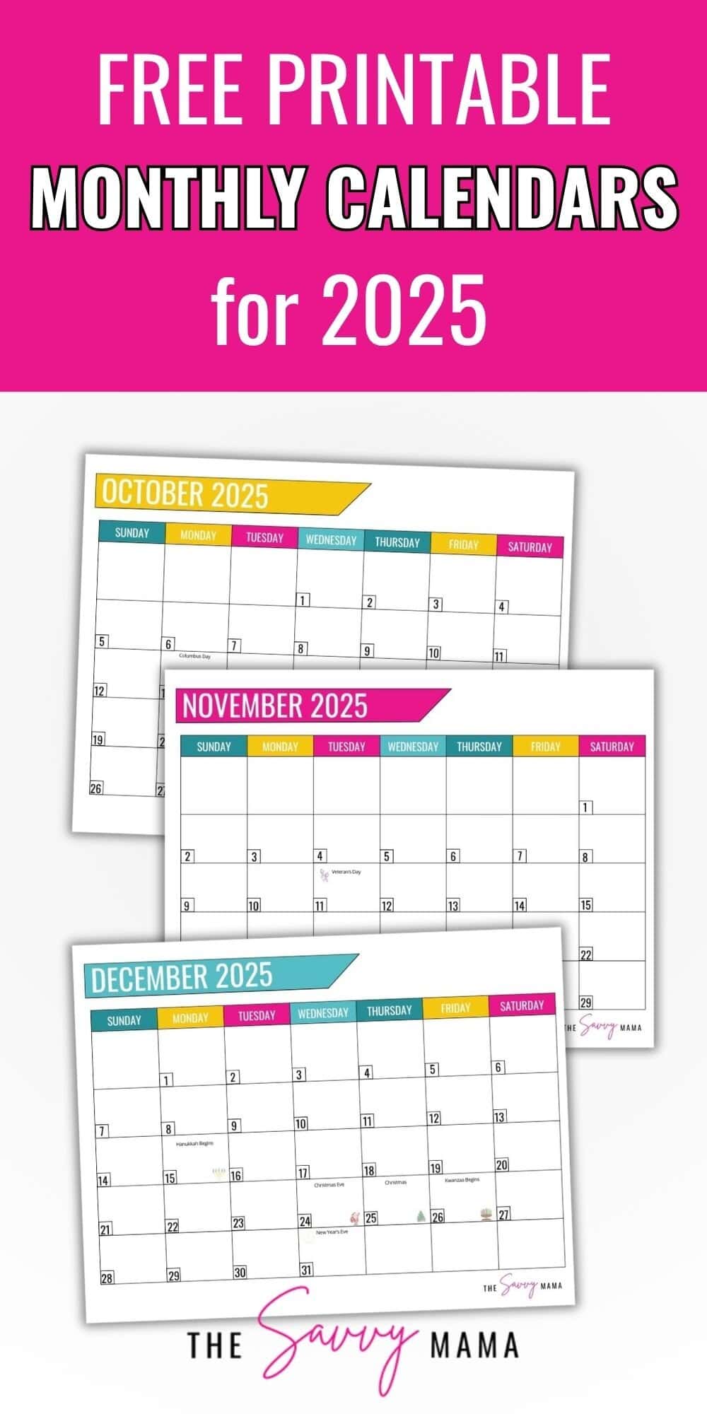 Free Printable Monthly Calendars for 2026 (Simple, Easy, Beautiful)